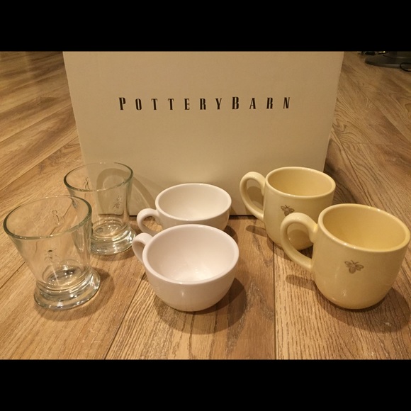 Pottery Barn | Dining | Pottery Barn Bumble Bee Embosed Plates Cups ...